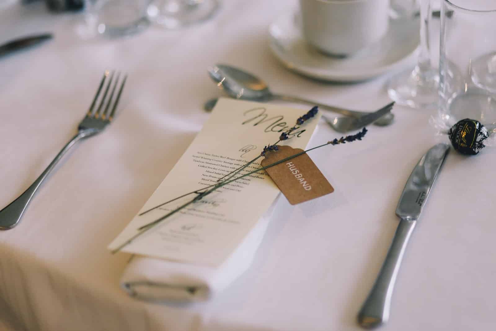 Quel menu pour un mariage chic
