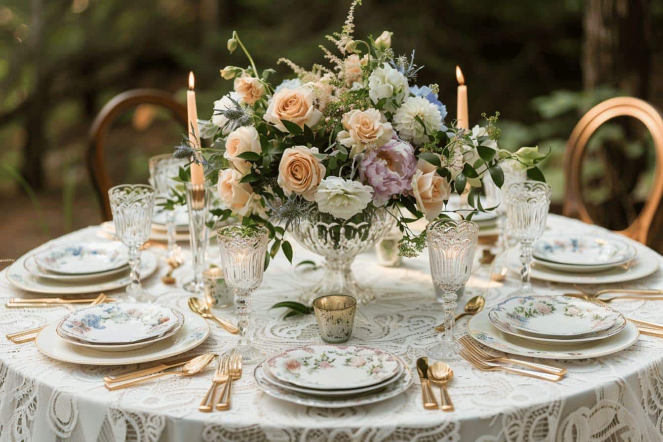 Décoration table ronde mariage : idées élégantes et réussies